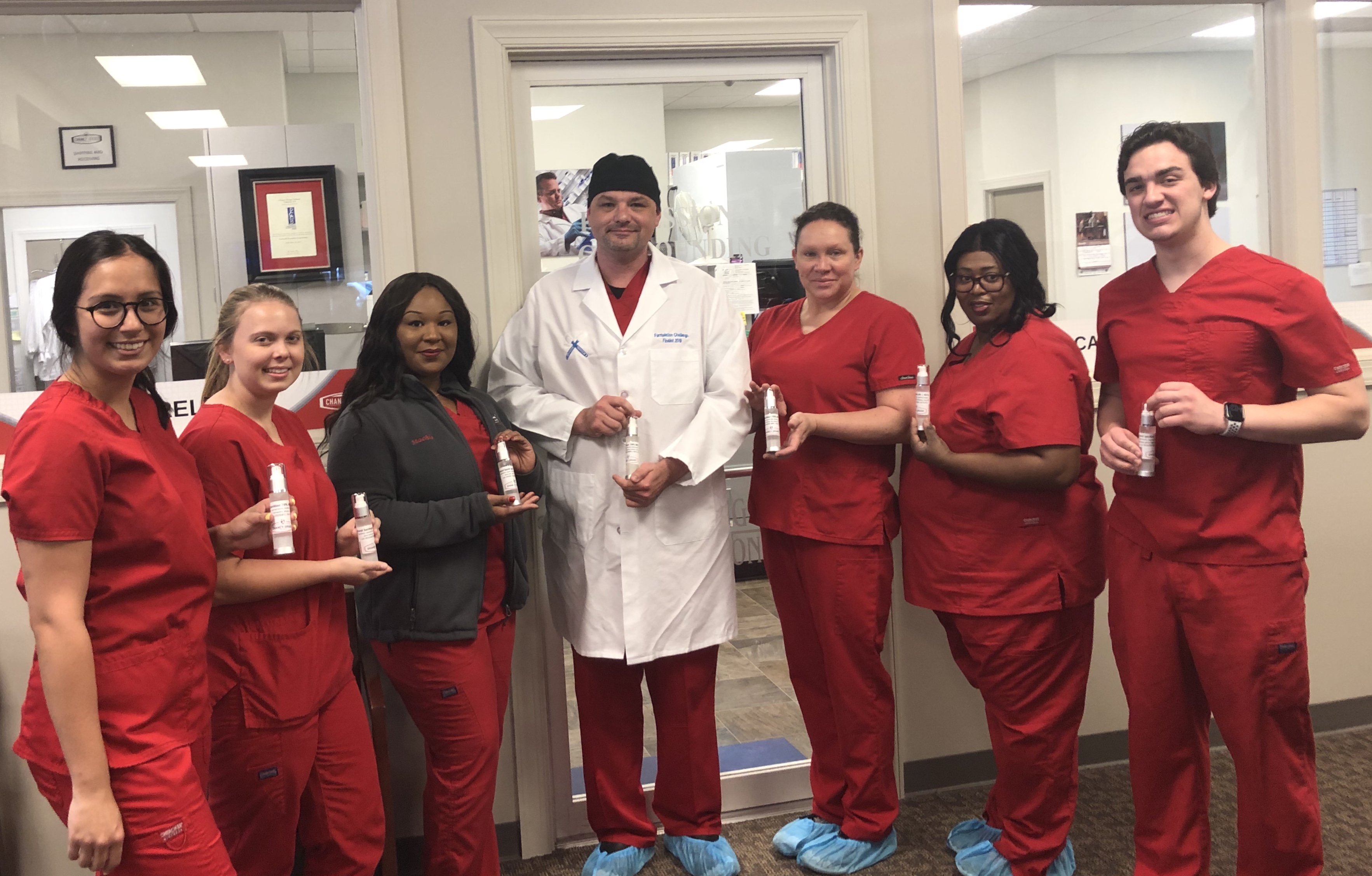 CHANCY DRUGS COMPOUNDING HAND SANITIZER DURING COVID-19 PANDEMIC